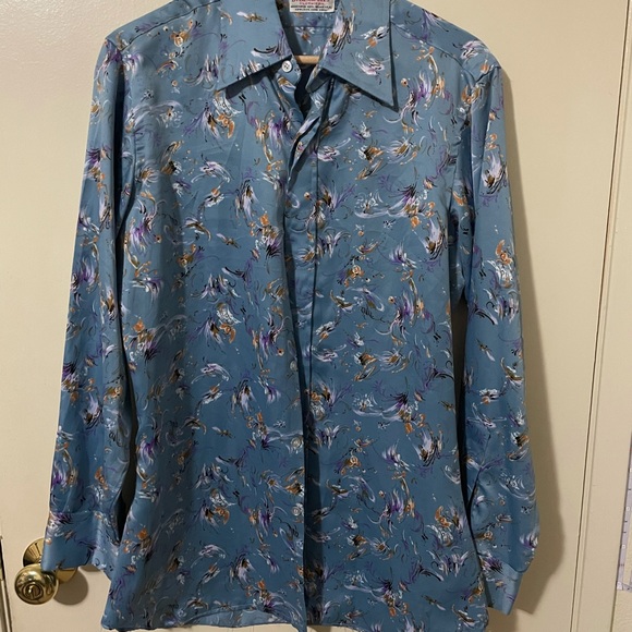 Shirts | Vintage Koi Fish Design Button Up | Poshmark